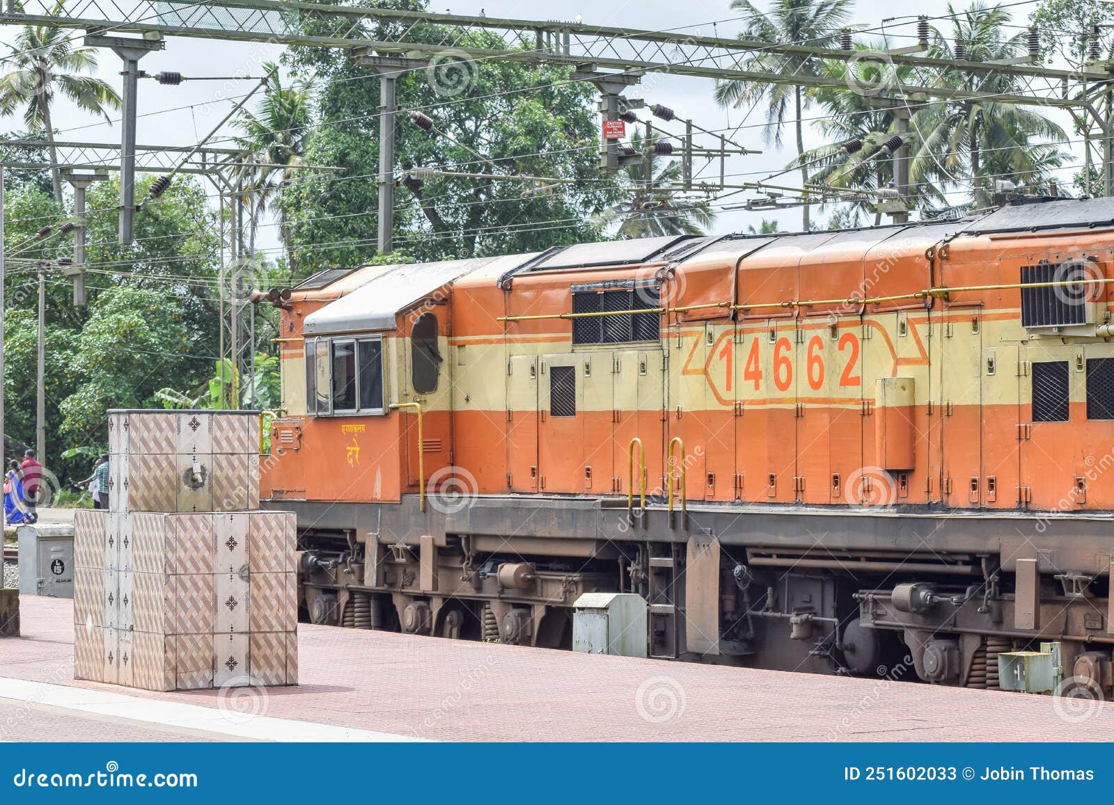 Indian railway editorial stock photo. Image of indian - 251602033