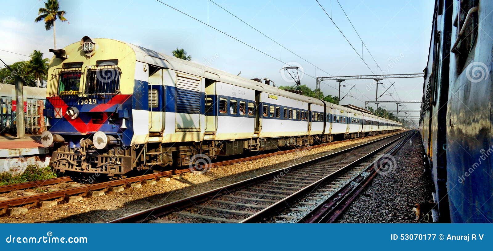 Indian railway editorial photography. Image of asian - 53070177