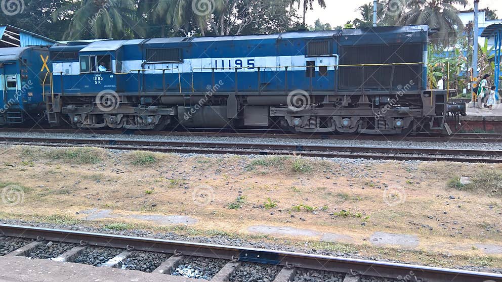 Indian Railways Engine Sideview Editorial Photo - Image of fast, latest ...
