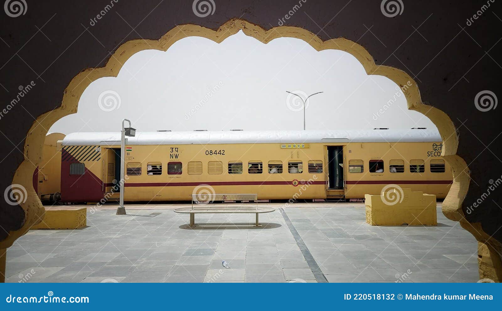 Indian Railways Station and Train Editorial Photography - Image of ...