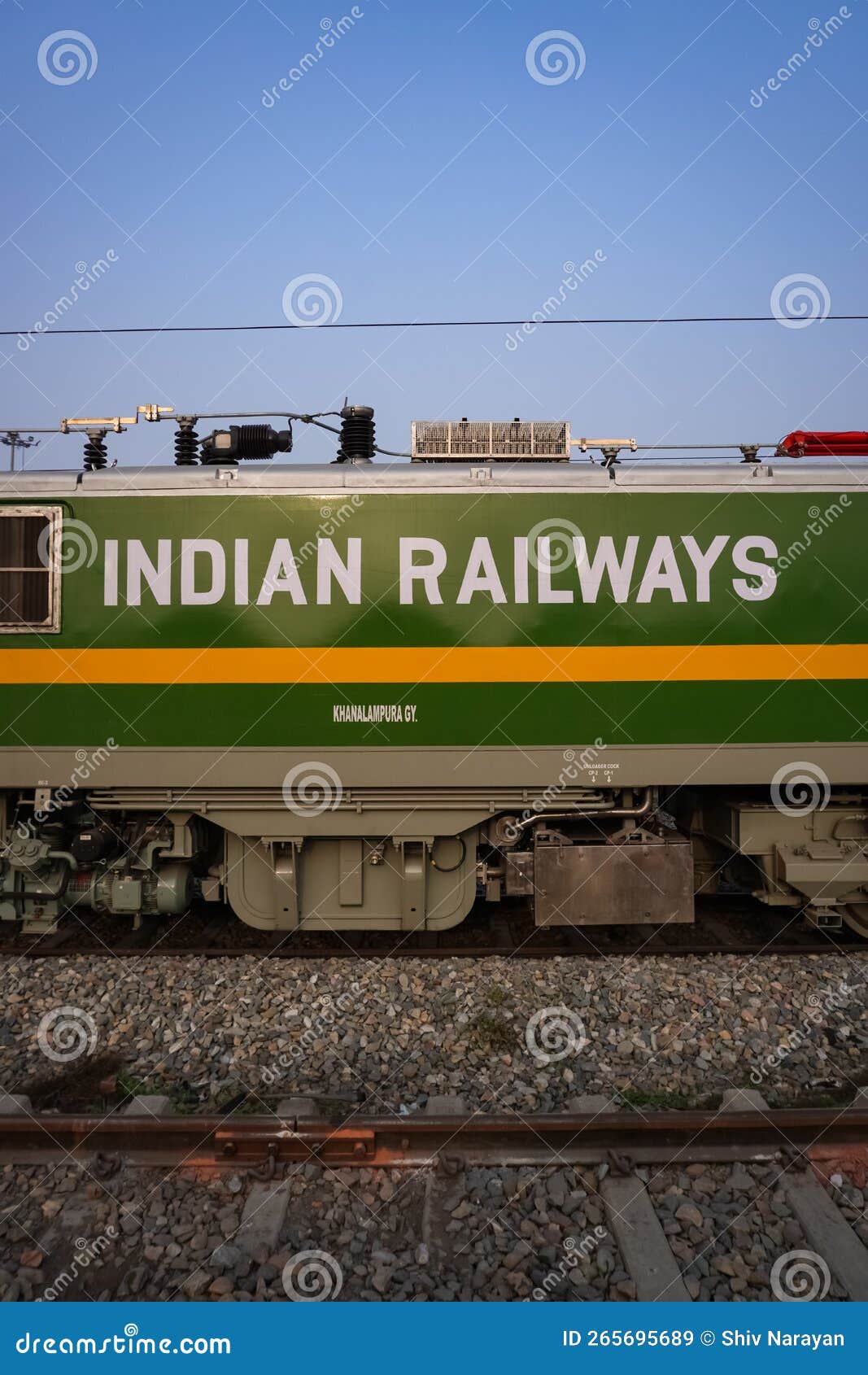 Indian Railways Written on Rail Engine, Indian Trains on Track ... Indian Railways Written on Rail Engine, Indian Trains on Track ...