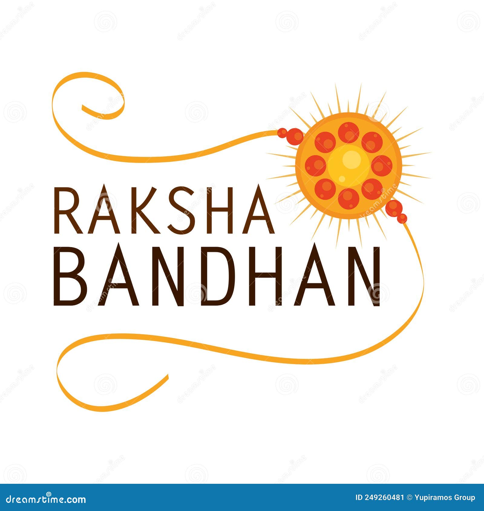Indian Raksha Bandhan Party Stock Vector - Illustration of design ...