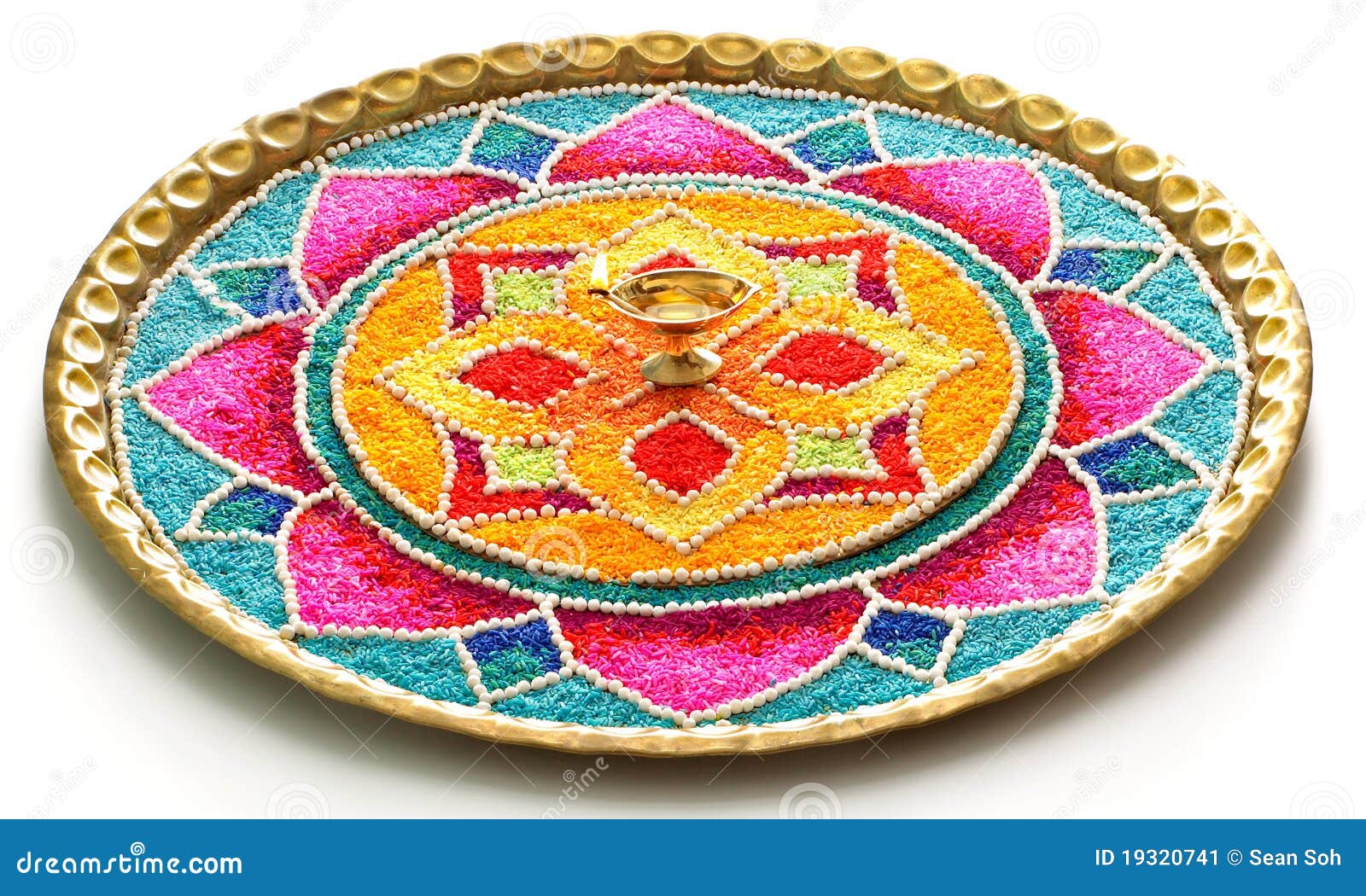 Indian Rangoli Stock Image - Image: 19320741