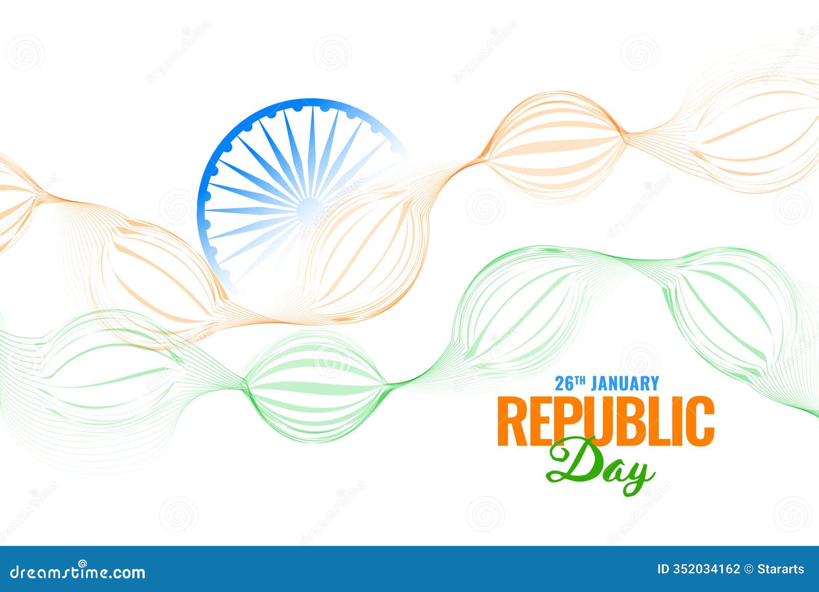 Ashok Chakra Symbol Of Indian National Flag. Vector Illustration ...