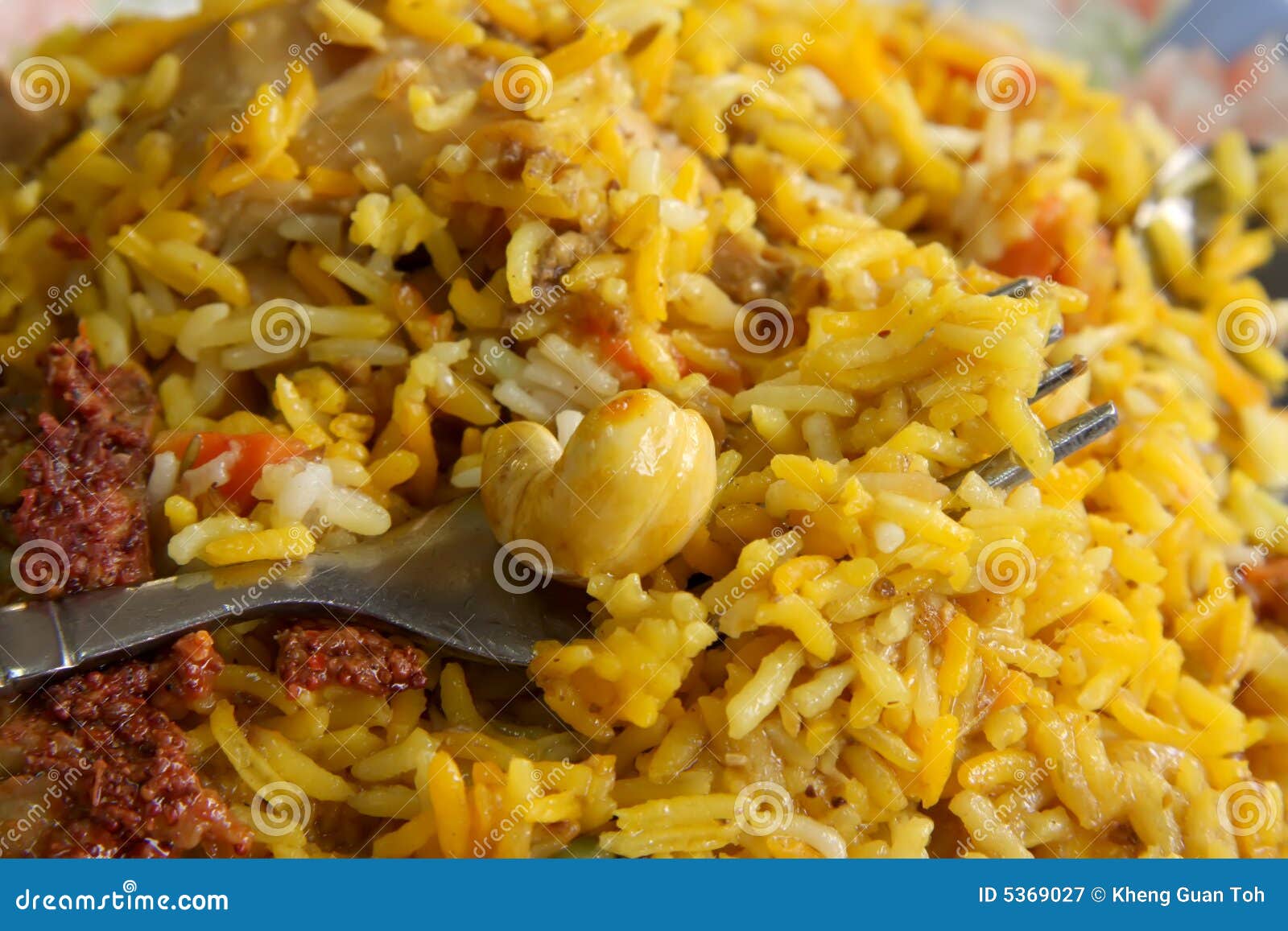 Indian rice stock image. Image of spicy, traditional, dumbau - 5369027