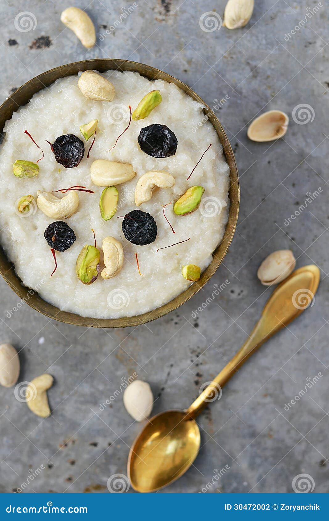 Indian rice pudding stock photo. Image of cream, food - 30472002