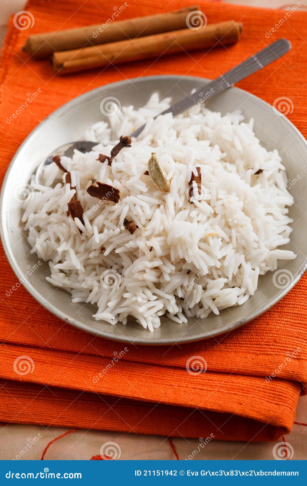 Indian Rice with Spices stock photo. Image of dish, india - 21151942