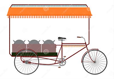Indian rickshaw stock vector. Illustration of courier - 30377693