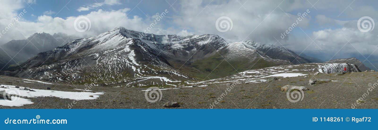 Indian Ridge Panorama - Jasper, Canadian Rockies Stock Image - Image of ...