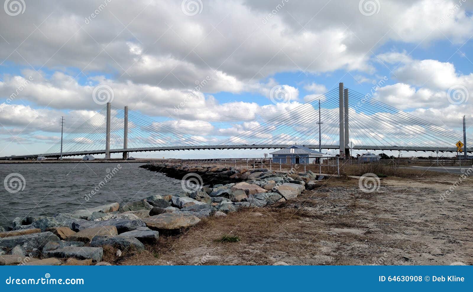 Indian River Bridge stock photo. Image of bridge, inlet - 64630908