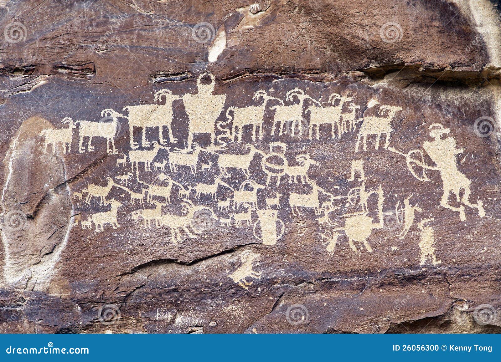 Indian Rock Art stock photo. Image of travel, canyon - 26056300