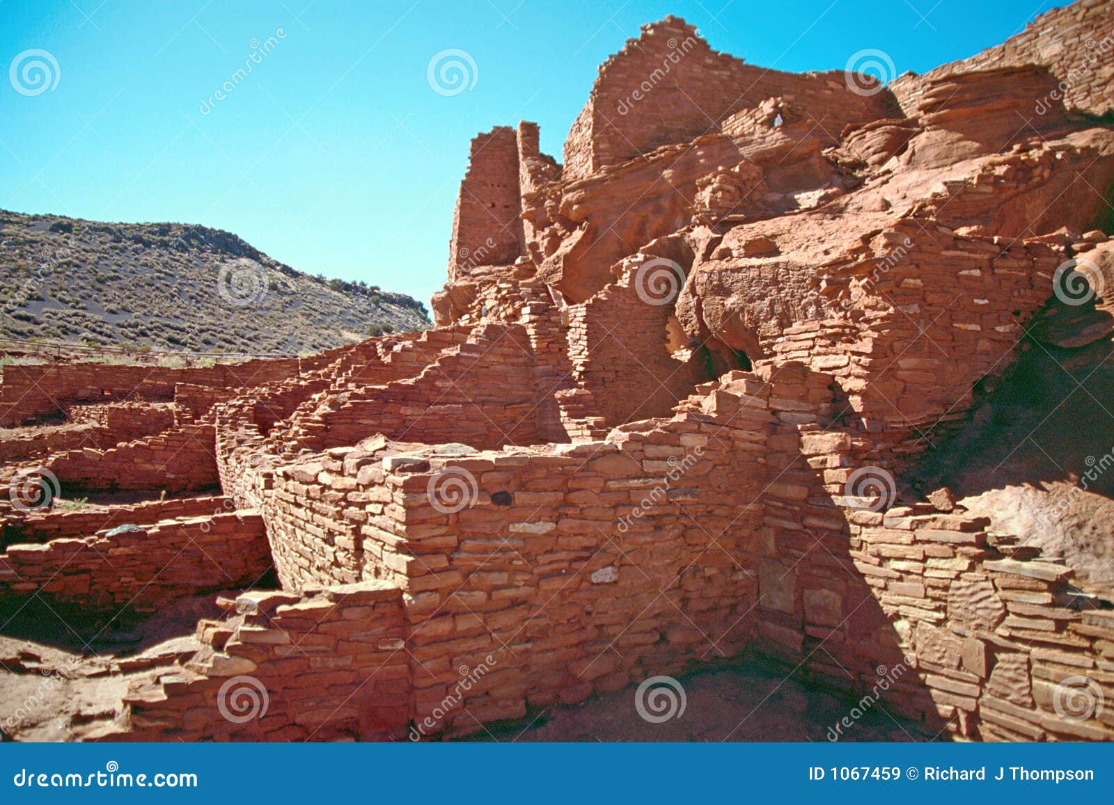 Indian Ruins #3 stock image. Image of reservation, historic - 1067459