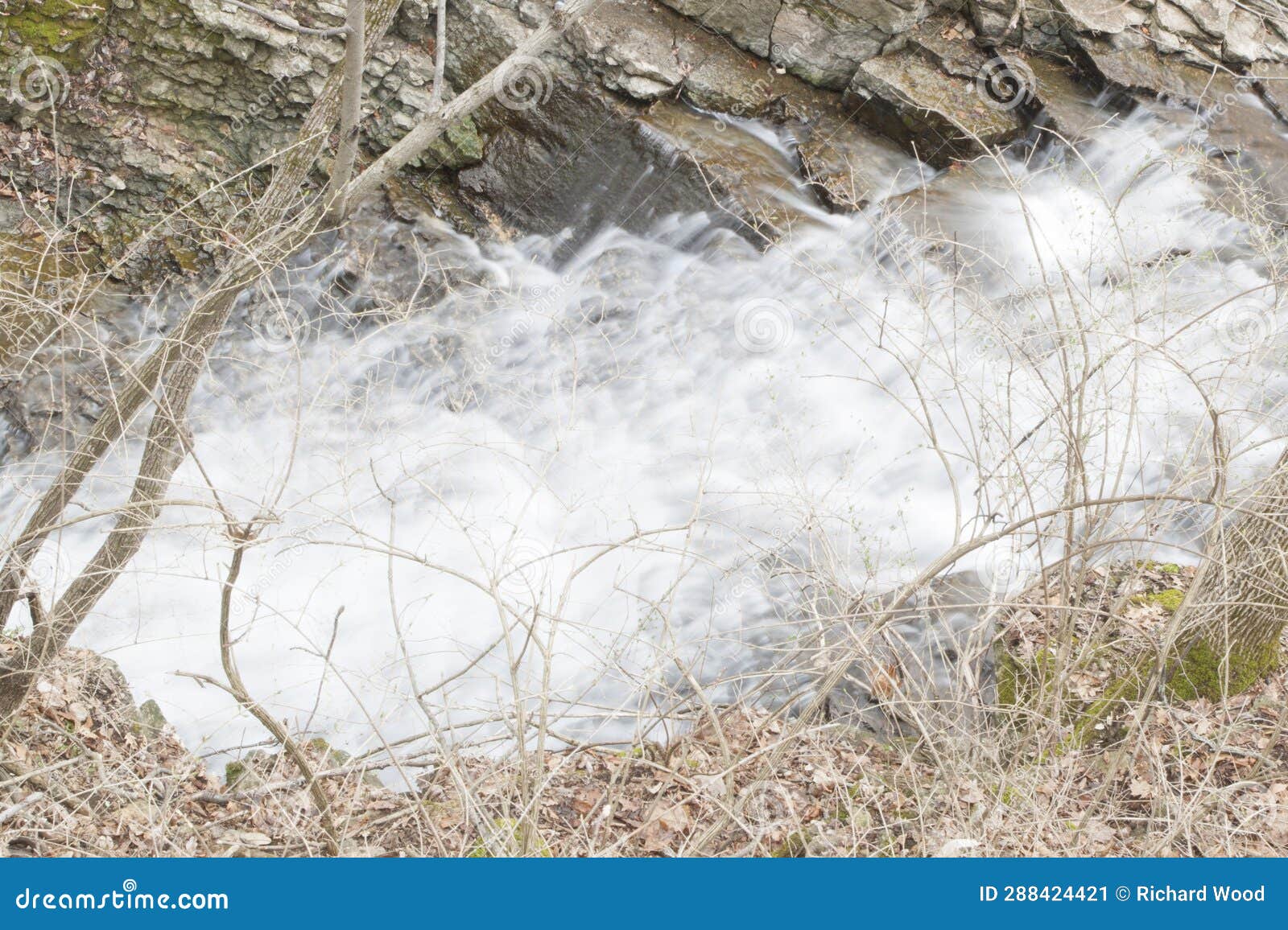 Indian Run Falls Park, Dublin, Ohio Stock Image - Image of park, woods ...