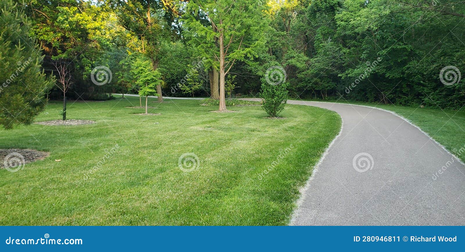 Indian Run Meadows Park, Dublin, Ohio Stock Image - Image of ...