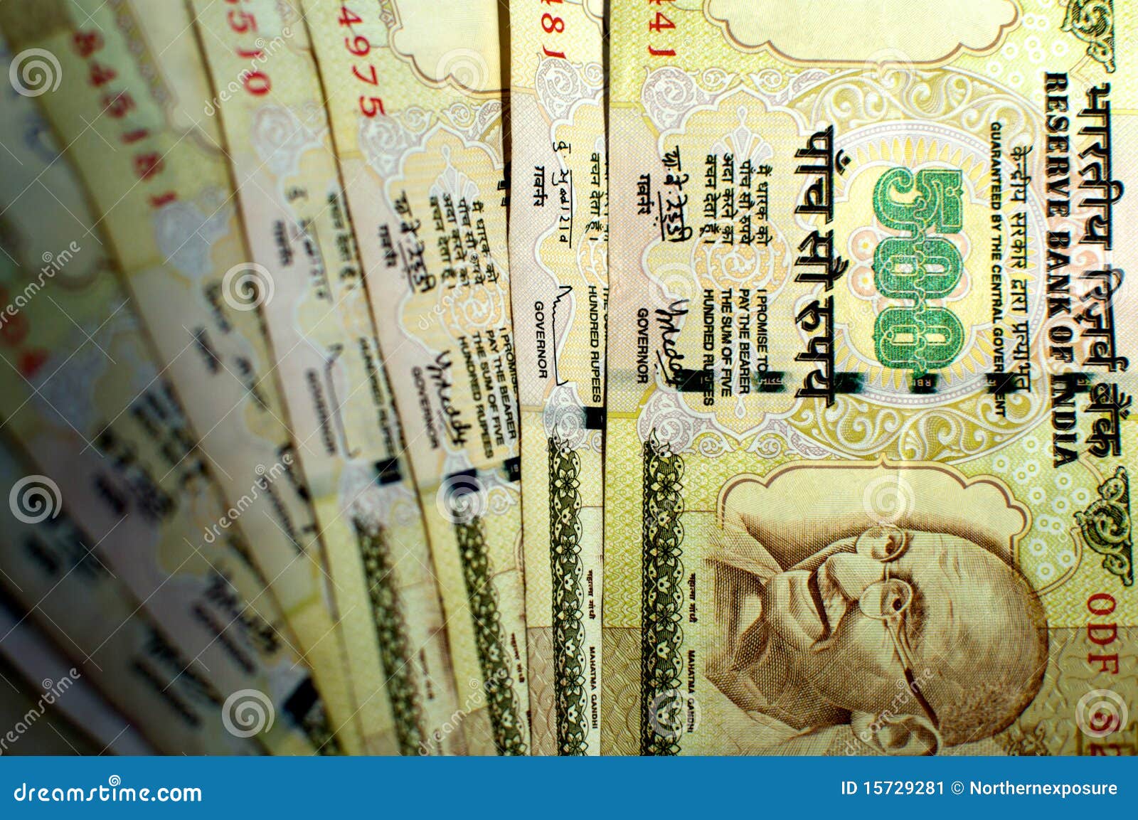 Indian Rupee 500 notes stock image. Image of mahatma - 15729281
