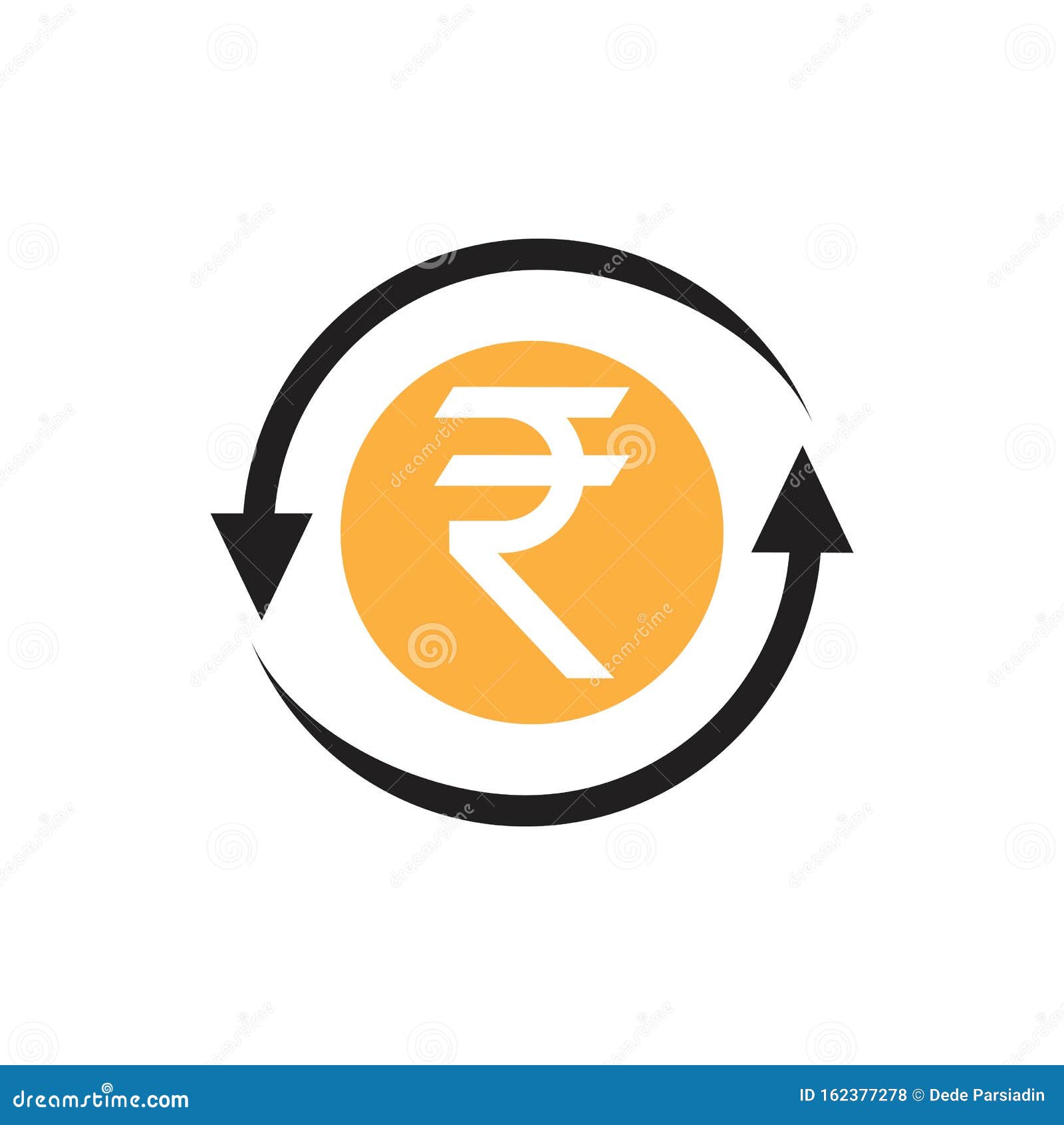 Indian Rupee Icon. Indian Rupee Sign Vector Stock Vector - Illustration ...