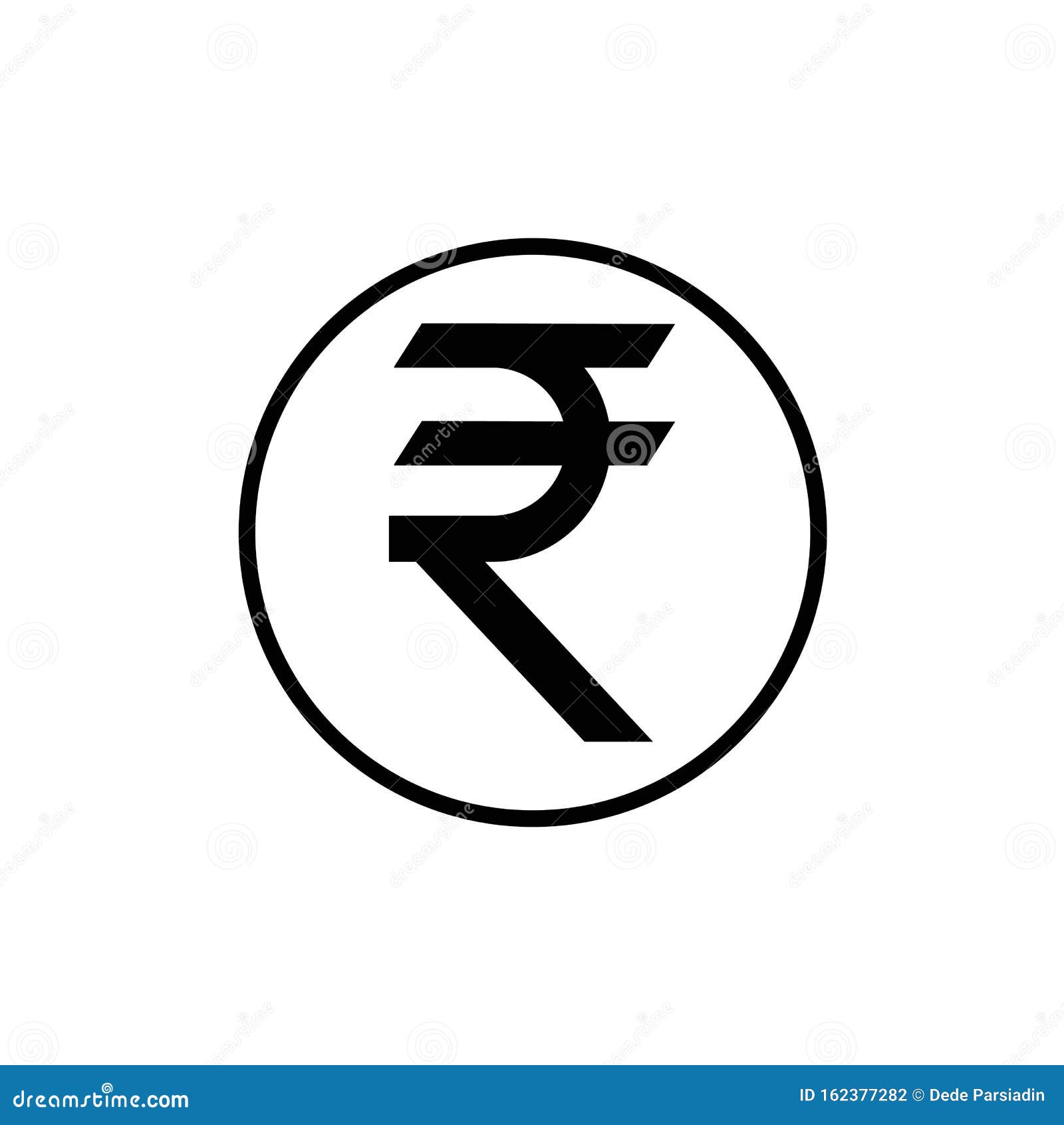 Indian Rupee Icon. Indian Rupee Sign Vector Stock Vector - Illustration ...
