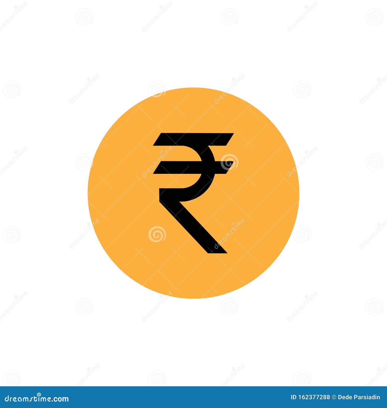 Indian Rupee Icon. Indian Rupee Sign Vector Stock Vector - Illustration ...