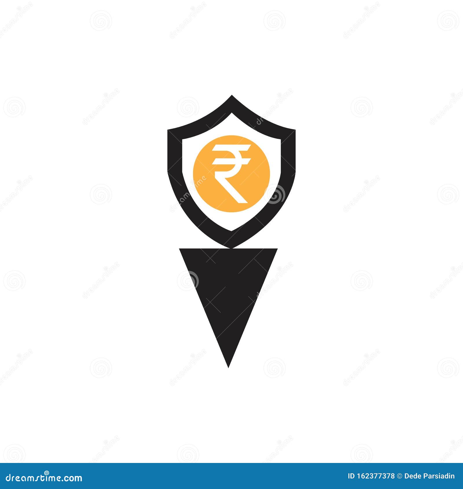Indian Rupee Icon. Indian Rupee Sign Vector Stock Vector - Illustration ...