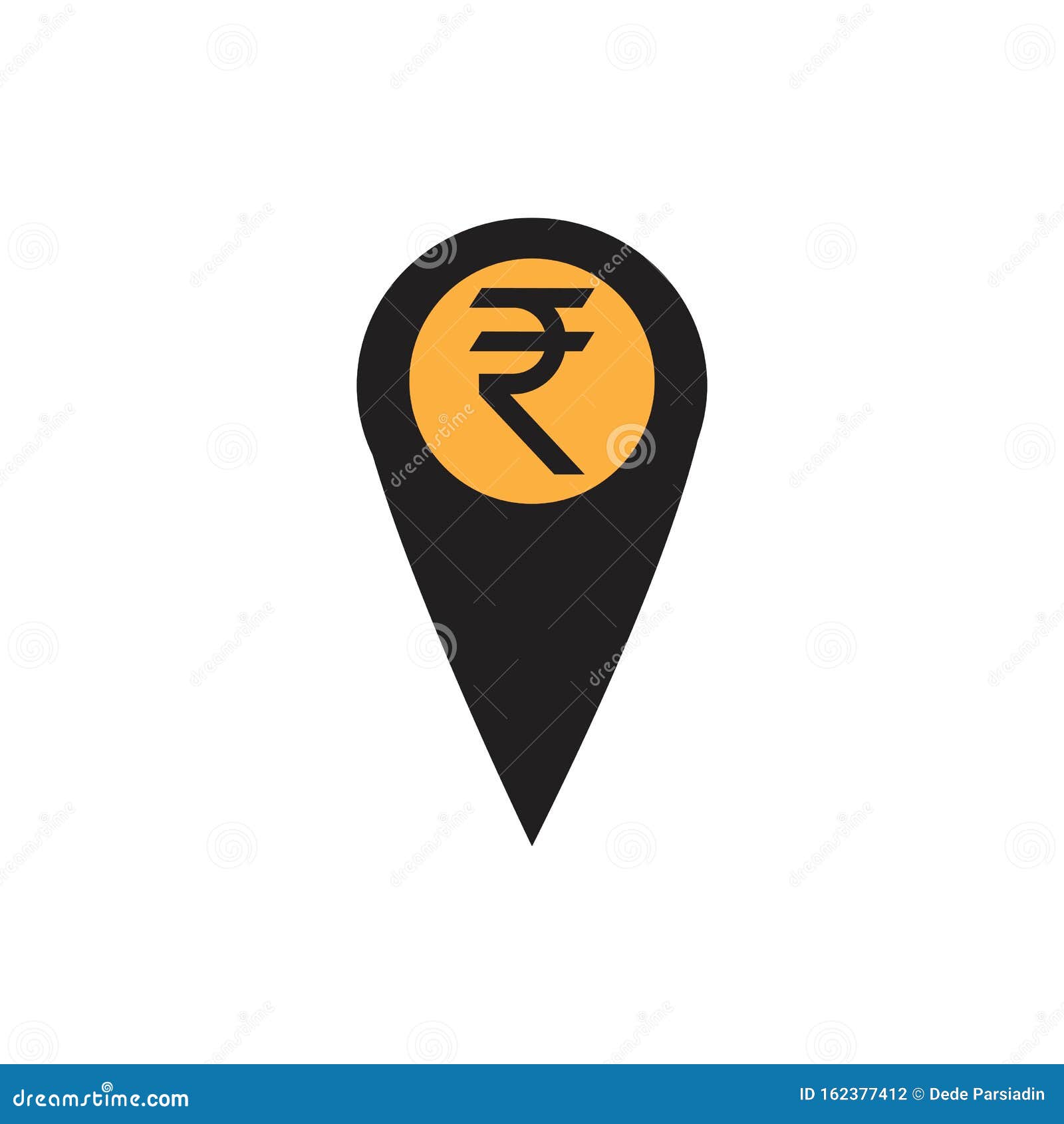 Indian Rupee Icon. Indian Rupee Sign Vector Stock Vector - Illustration ...