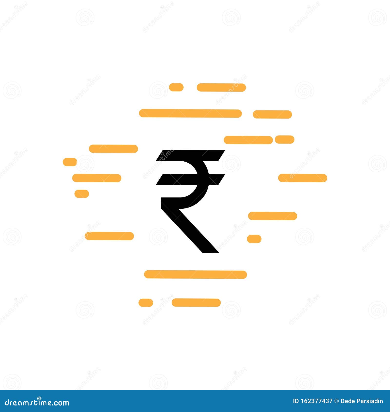 Indian Rupee Icon. Indian Rupee Sign Vector Stock Vector - Illustration ...