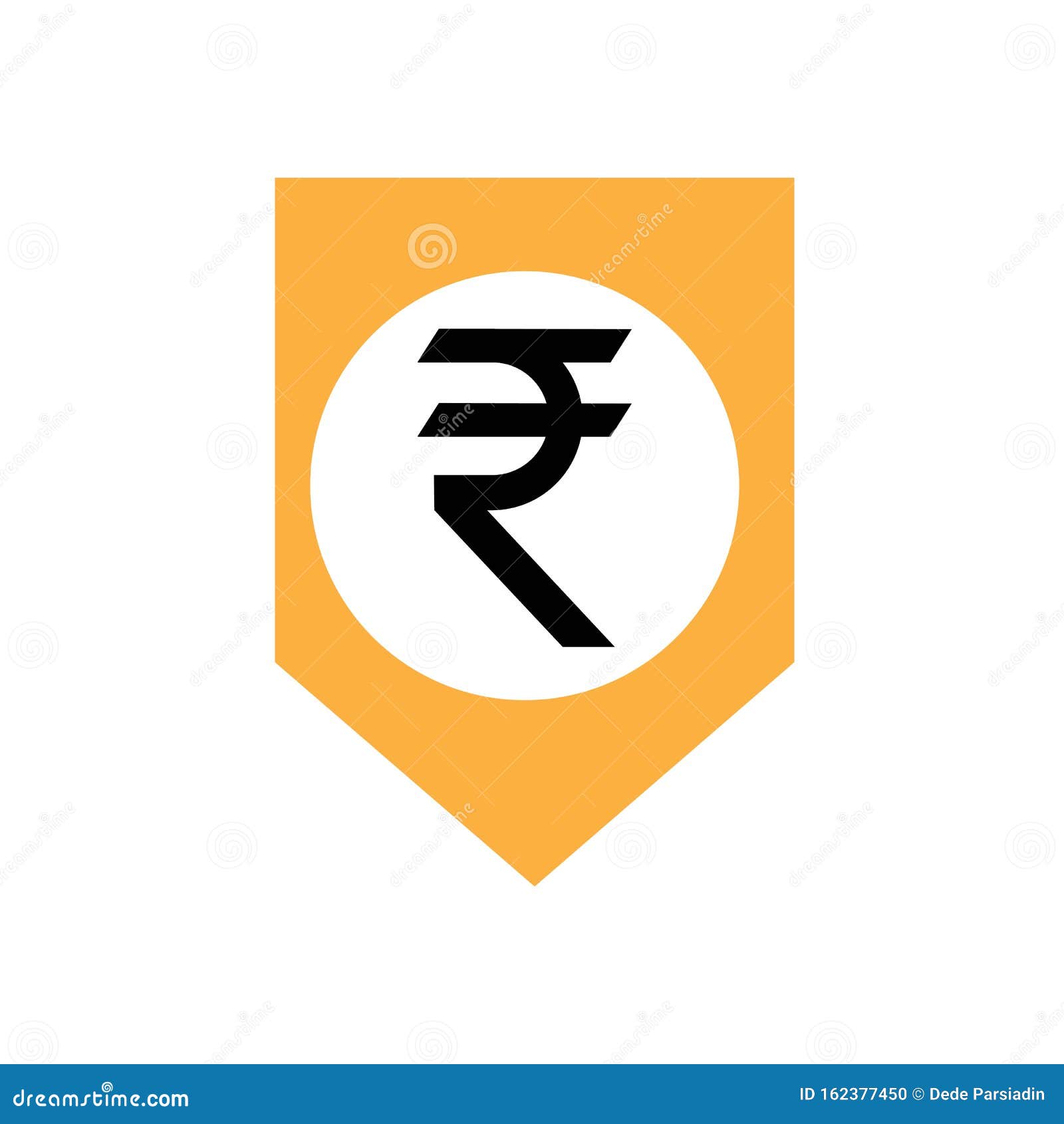 Indian Rupee Icon. Indian Rupee Sign Vector Stock Vector - Illustration ...
