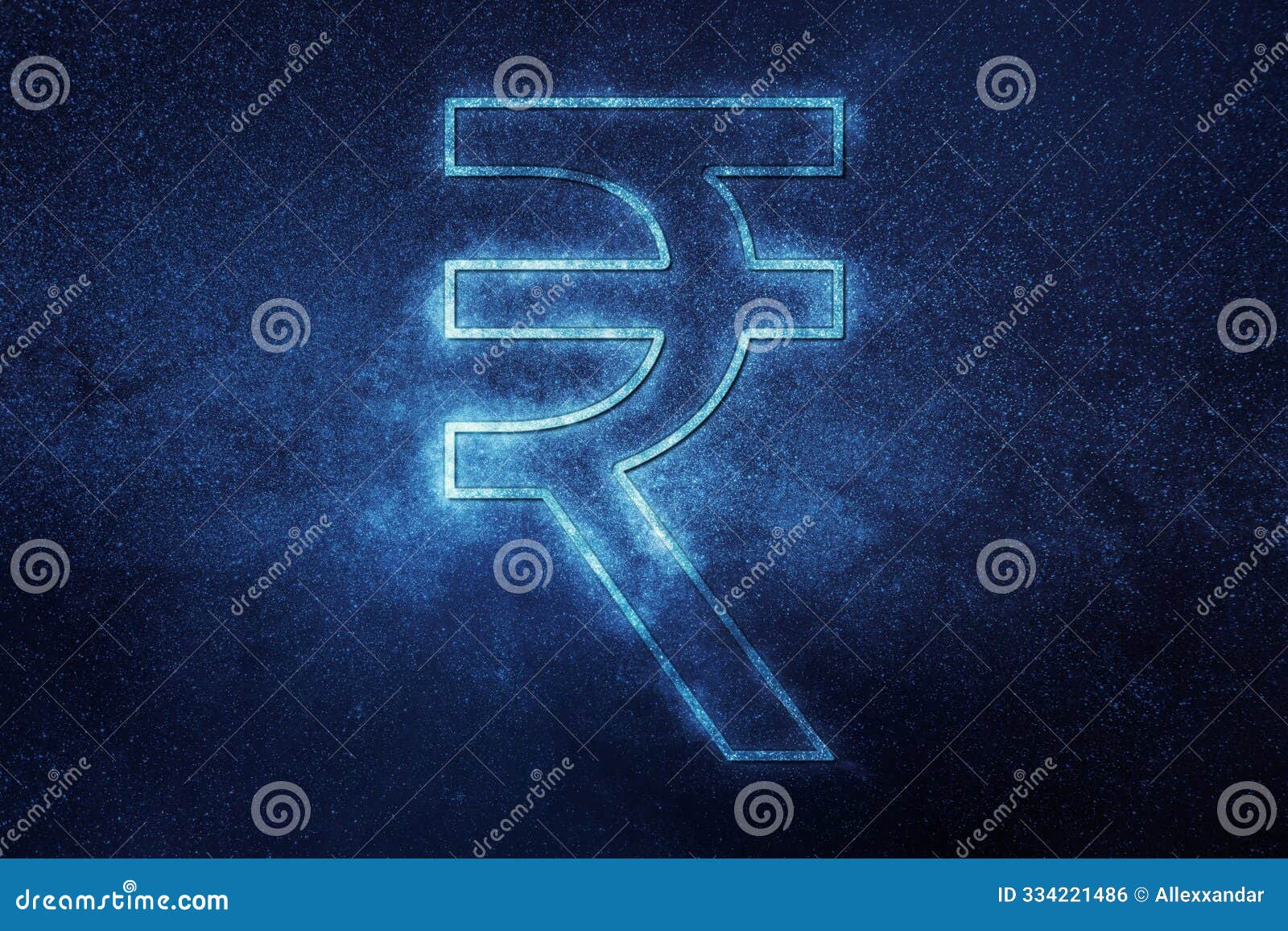 Indian Rupee, INR Rupee Currency, Monetary Currency Symbol Stock ...