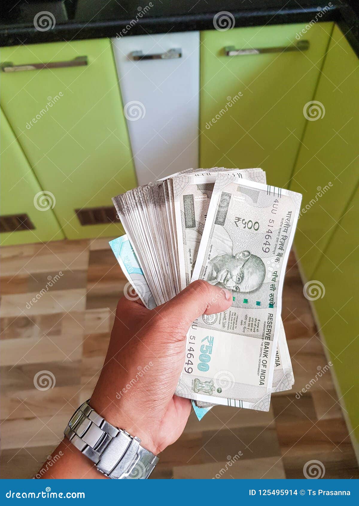 Indian Rupee notes stock photo. Image of hundreds, rupees - 125495914