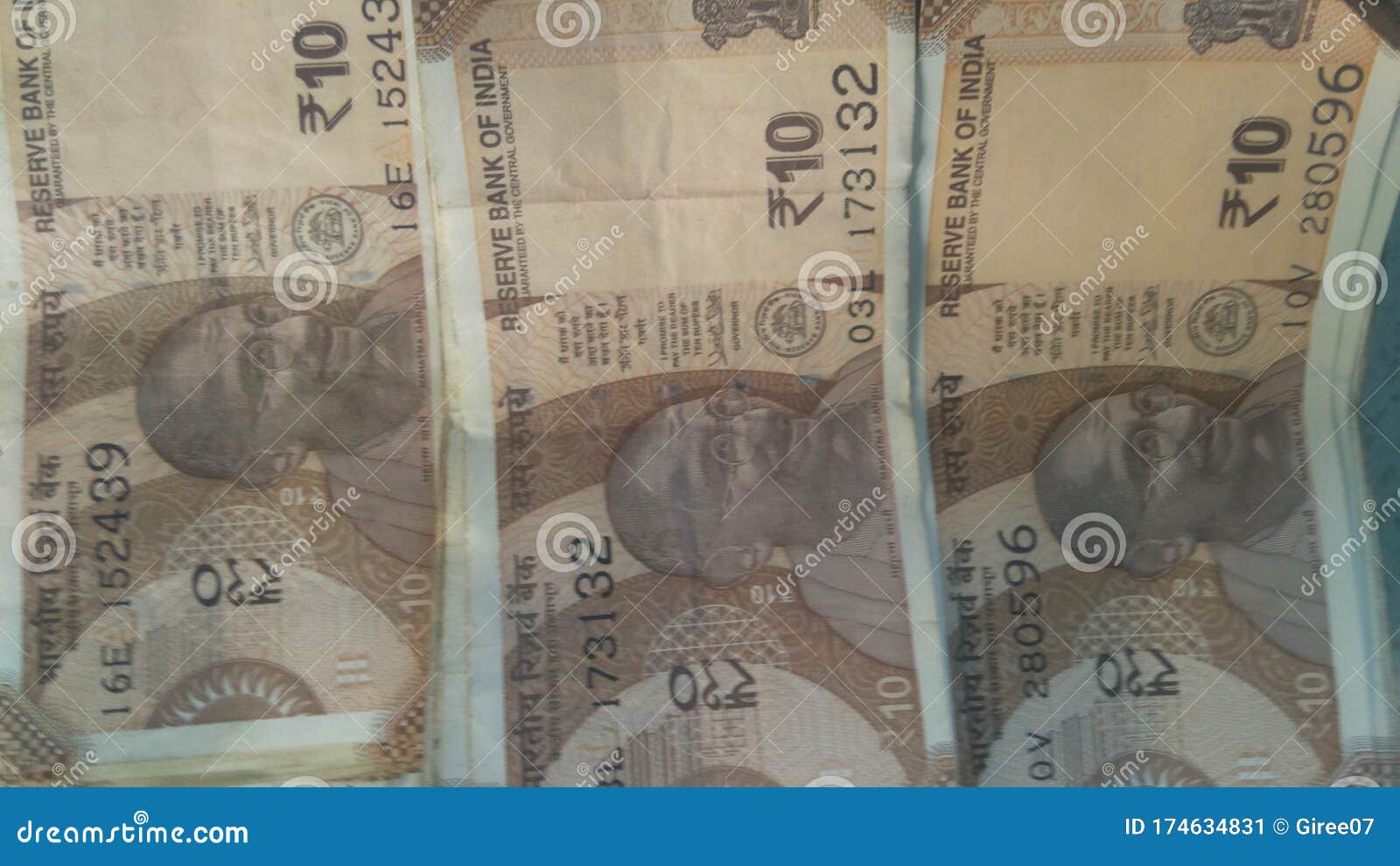 Indian Rupee with Portraits Stock Image - Image of india, face: 174634831