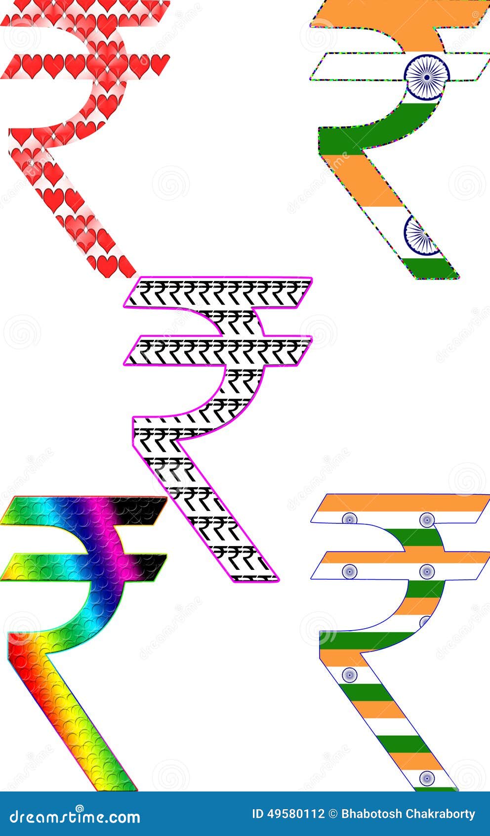 Indian rupee sign stock illustration. Illustration of rupee - 49580112