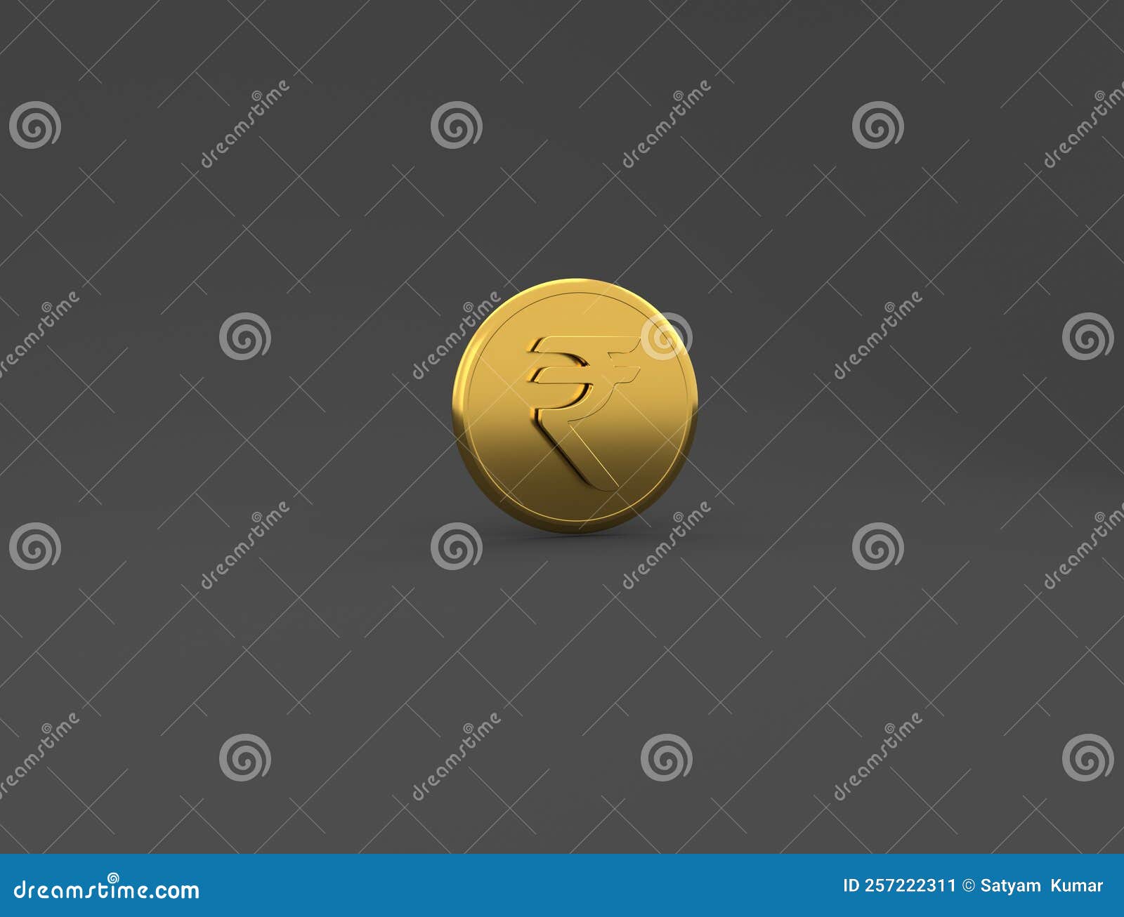 Indian Rupee Symbol 3d Render Illustration Image Stock Illustration ...
