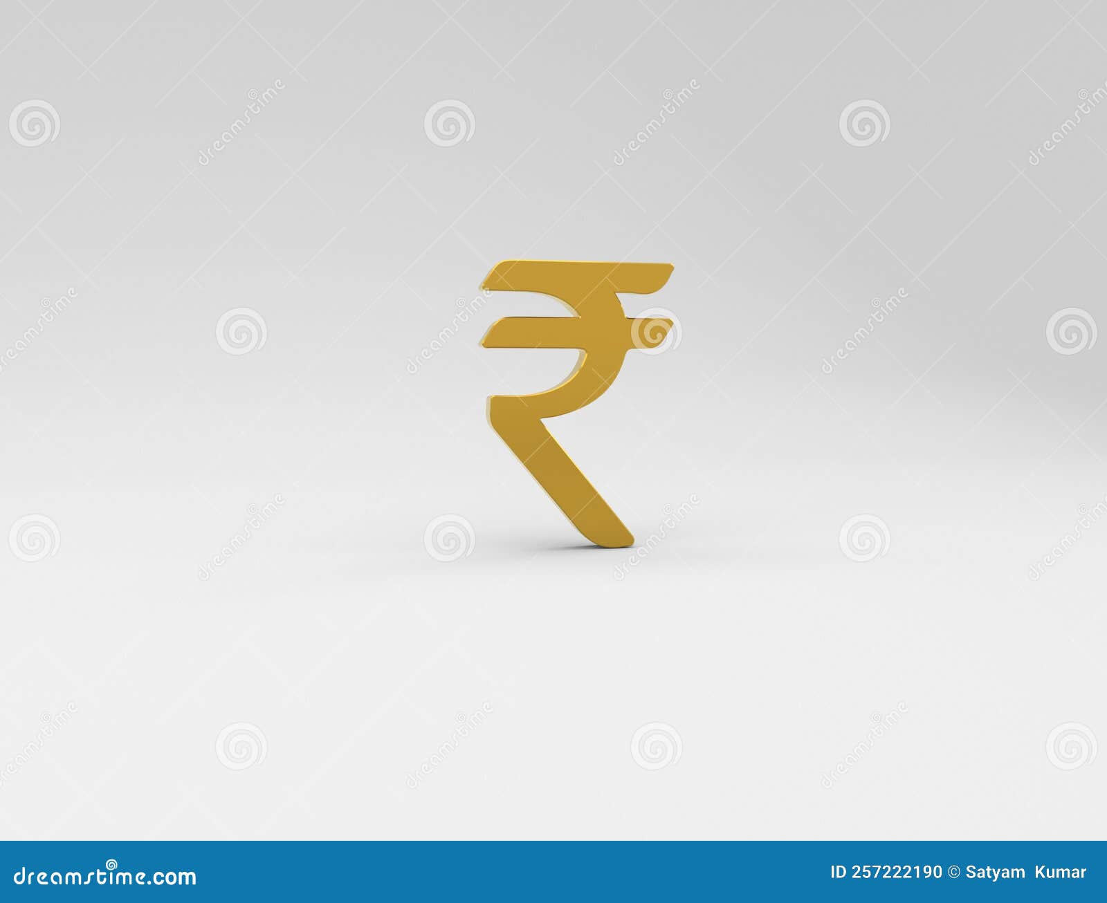 Indian Rupee Symbol Gold 3d Render Illustration Image Stock ...