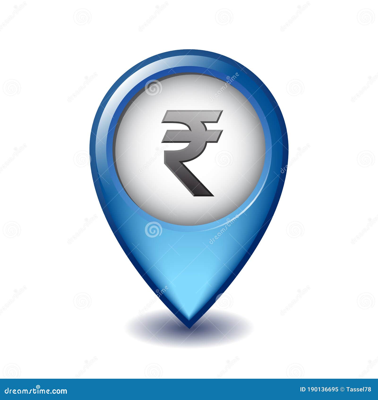 Rupee Symbol. Sign, Solid Logo Illustration, Pictogram Is ...