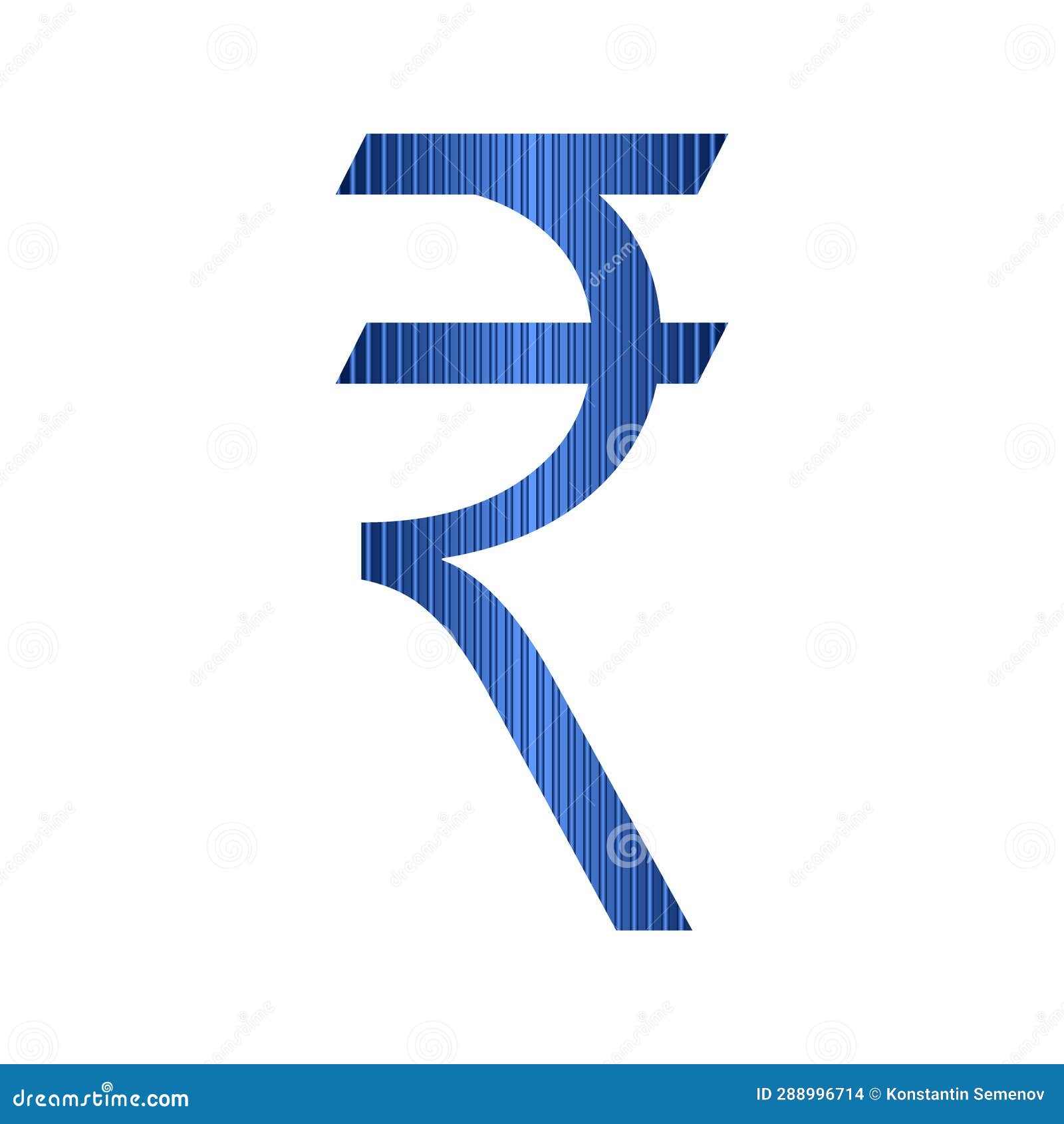 Indian rupee symbol stock illustration. Illustration of business ...