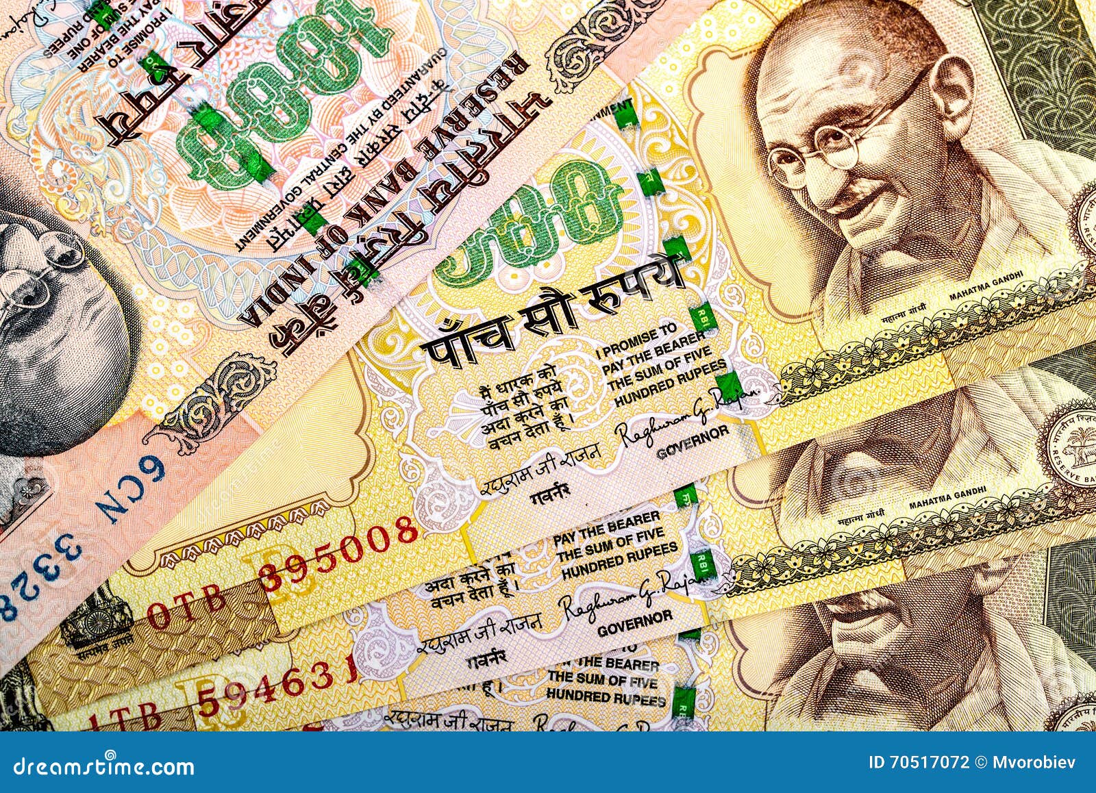 Indian Rupees Currency Notes Isolated Stock Photo - Image of currency ...