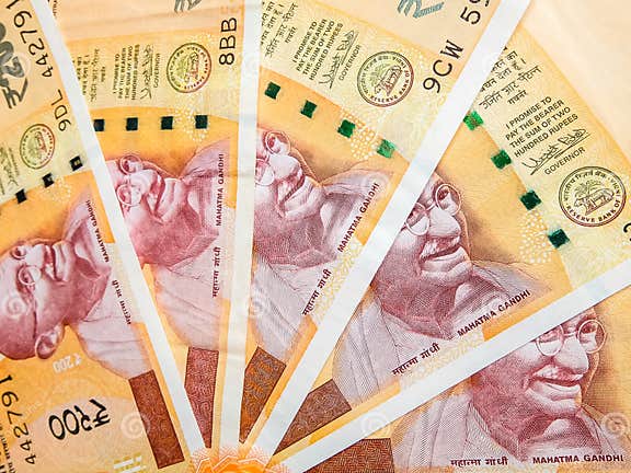 Indian rupees, new notes. stock image. Image of paper - 127817363