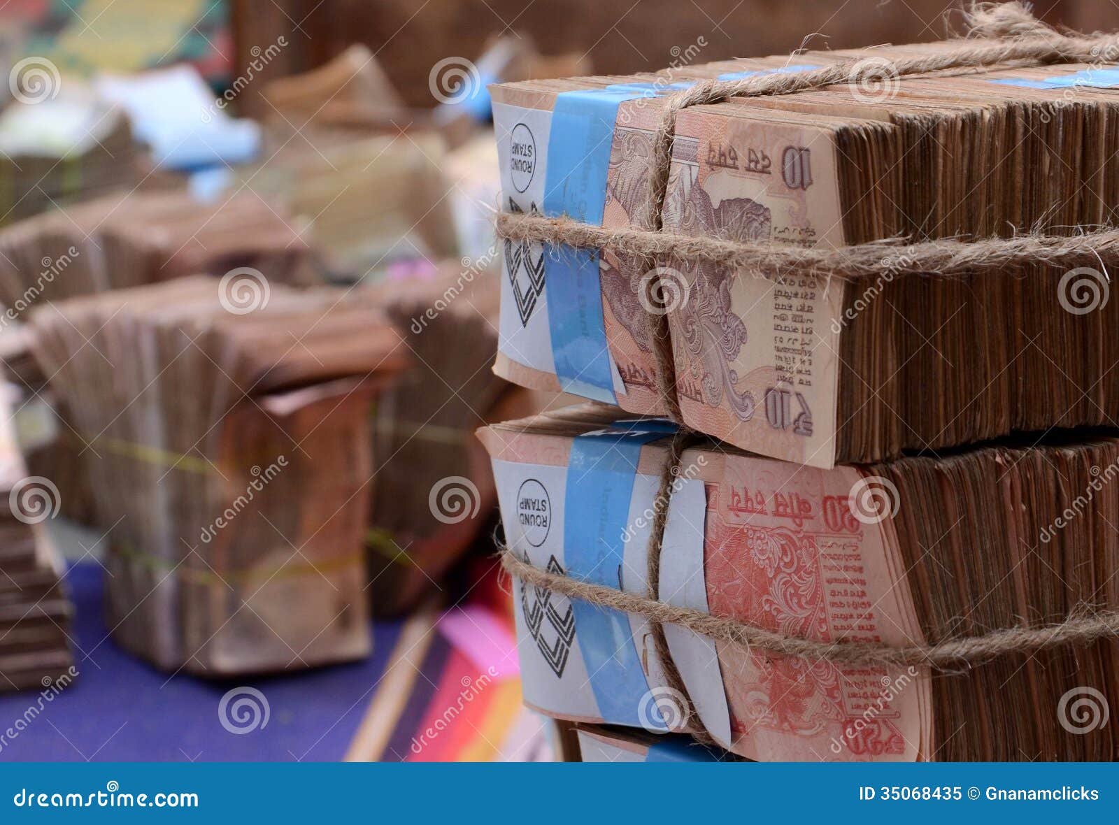 Indian rupees stack stock image. Image of bills, indian - 35068435