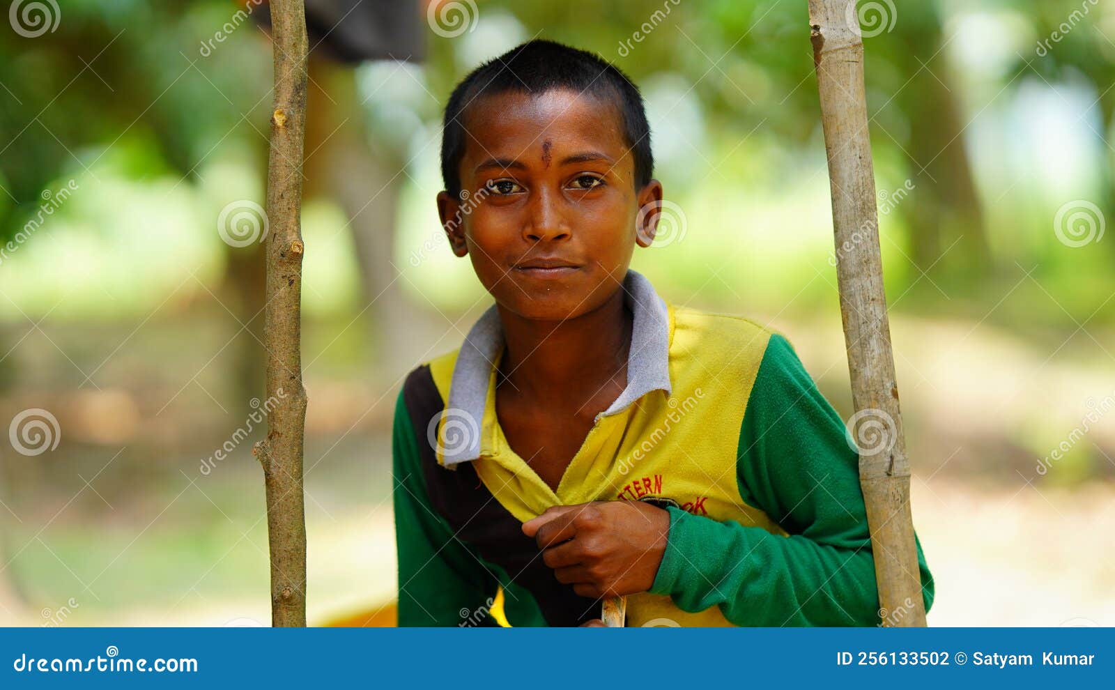 Indian Rural Boy in the Farm Editorial Photography - Image of engine ...