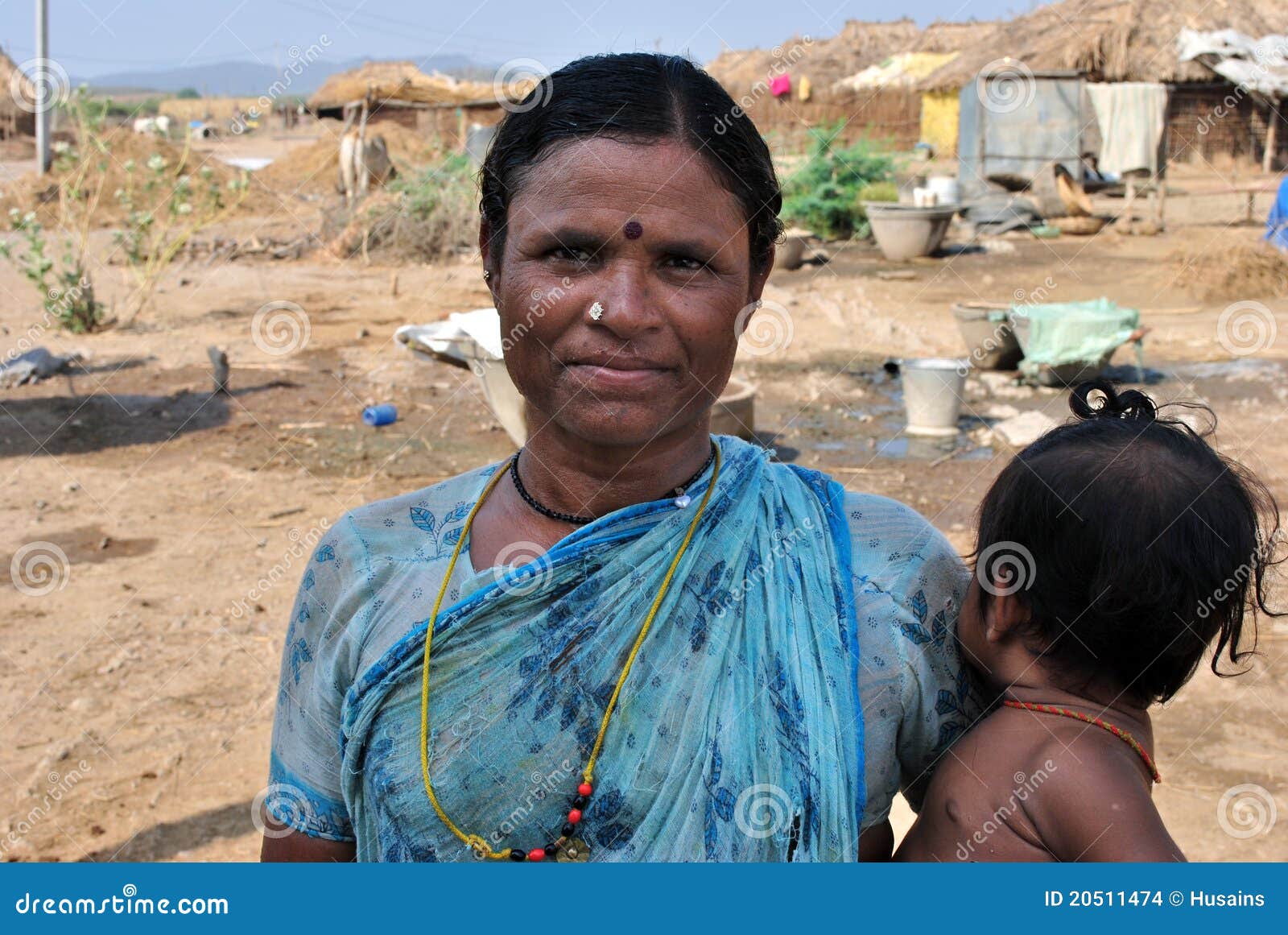 Indian rural woman stock photo. Image of saree, indian - 20511474