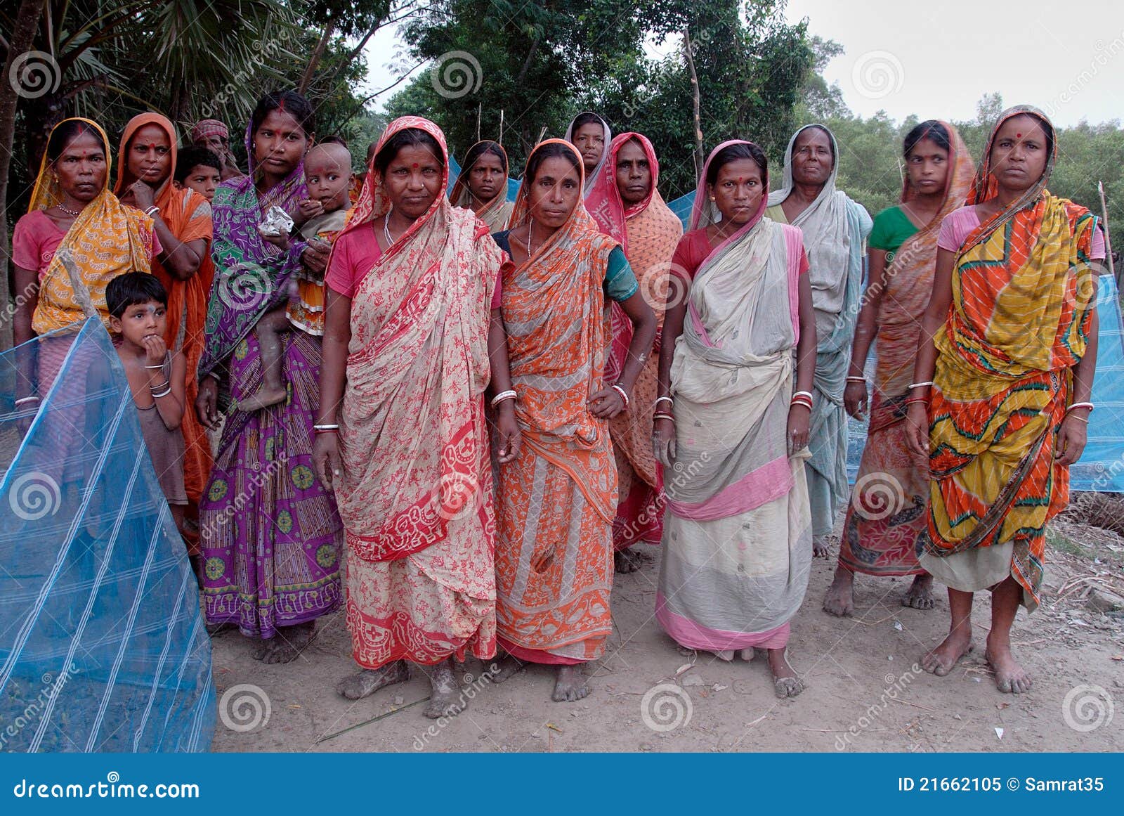 Indian Rural Women editorial image. Image of pose, sundarban - 21662105