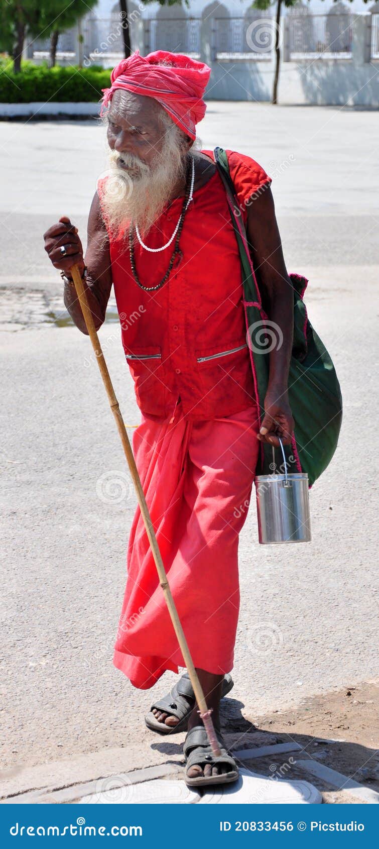 Indian sadhu editorial photo. Image of sadhu, thinking - 20833456