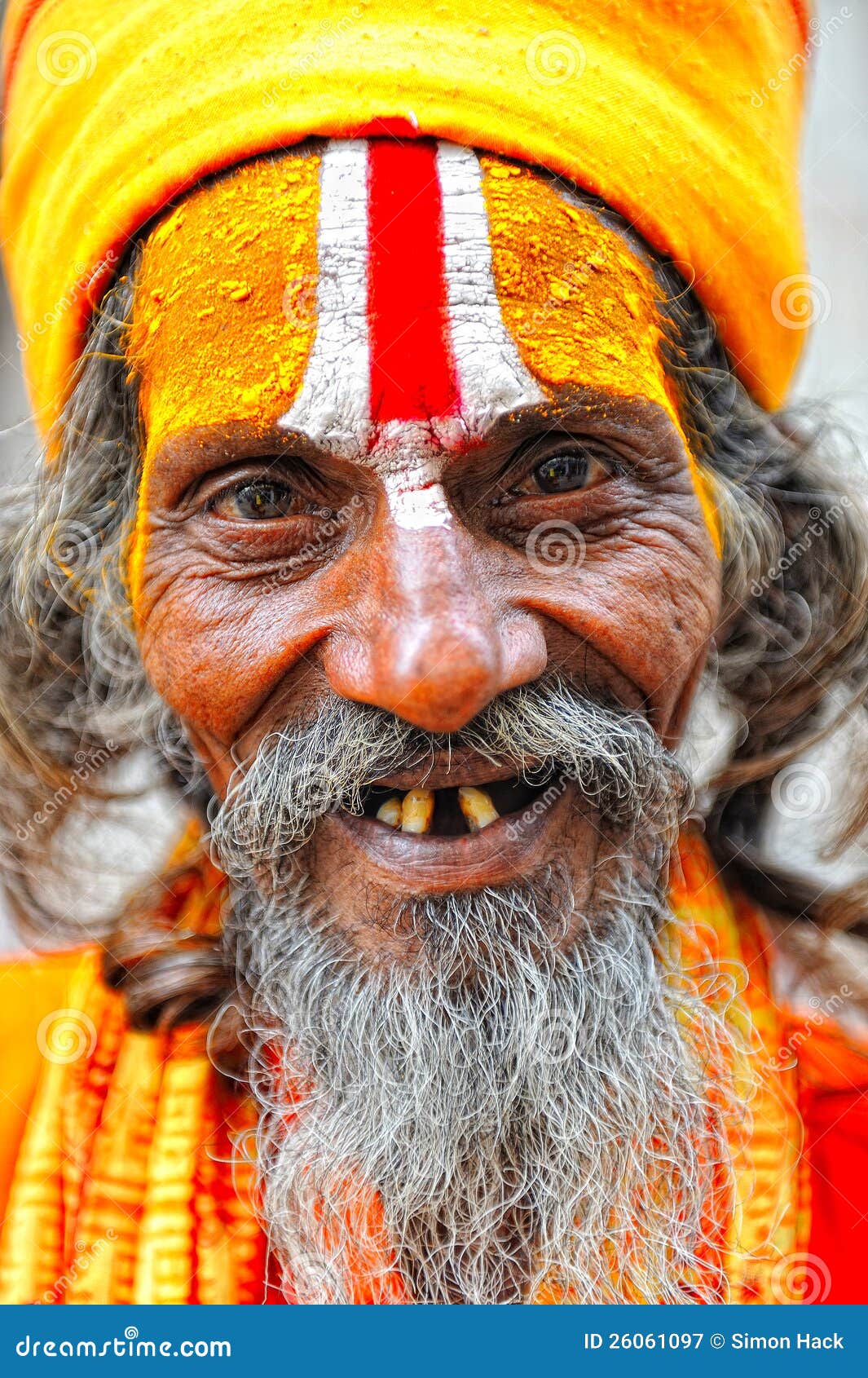 Indian sadu 3 editorial photography. Image of yellow - 26061097