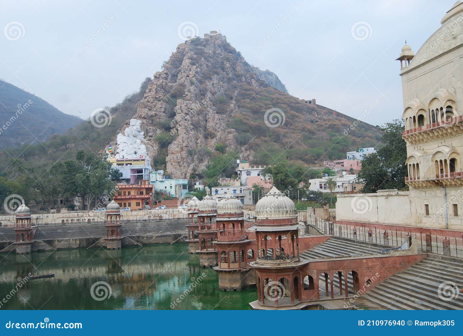 Indian Sagar place stock photo. Image of tourism, building - 210976940