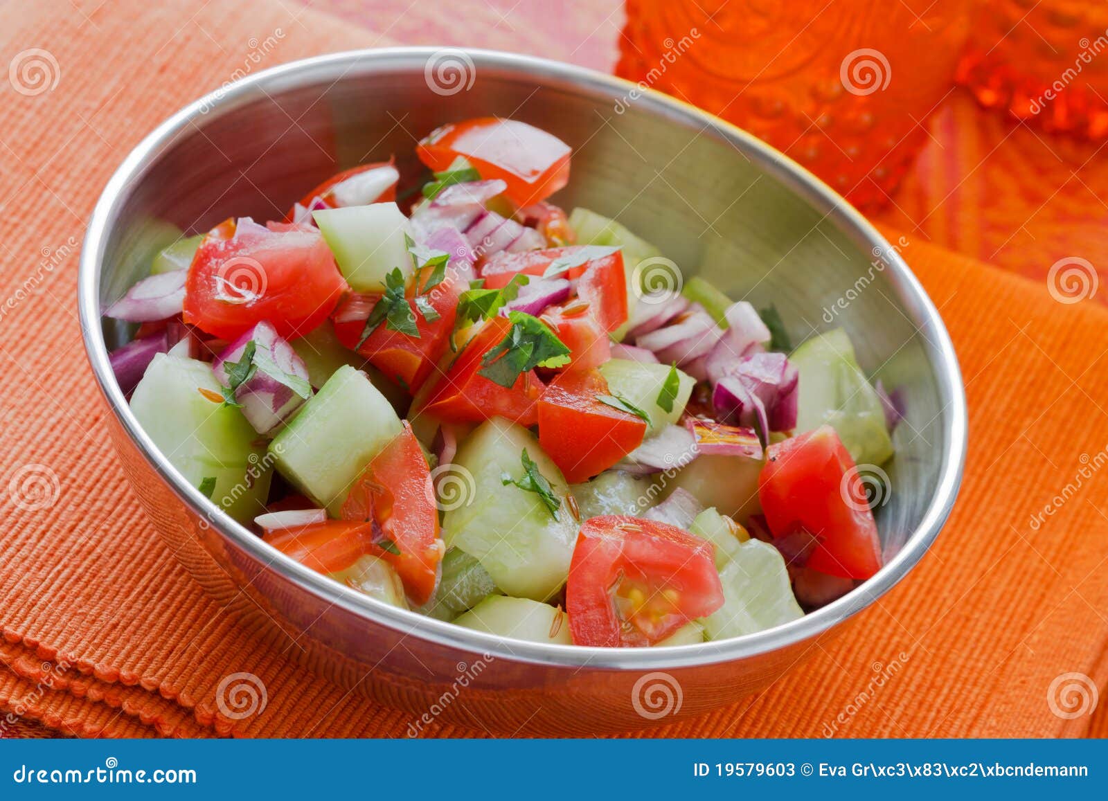 Indian Salad stock image. Image of vegetable, shot, cuisine - 19579603