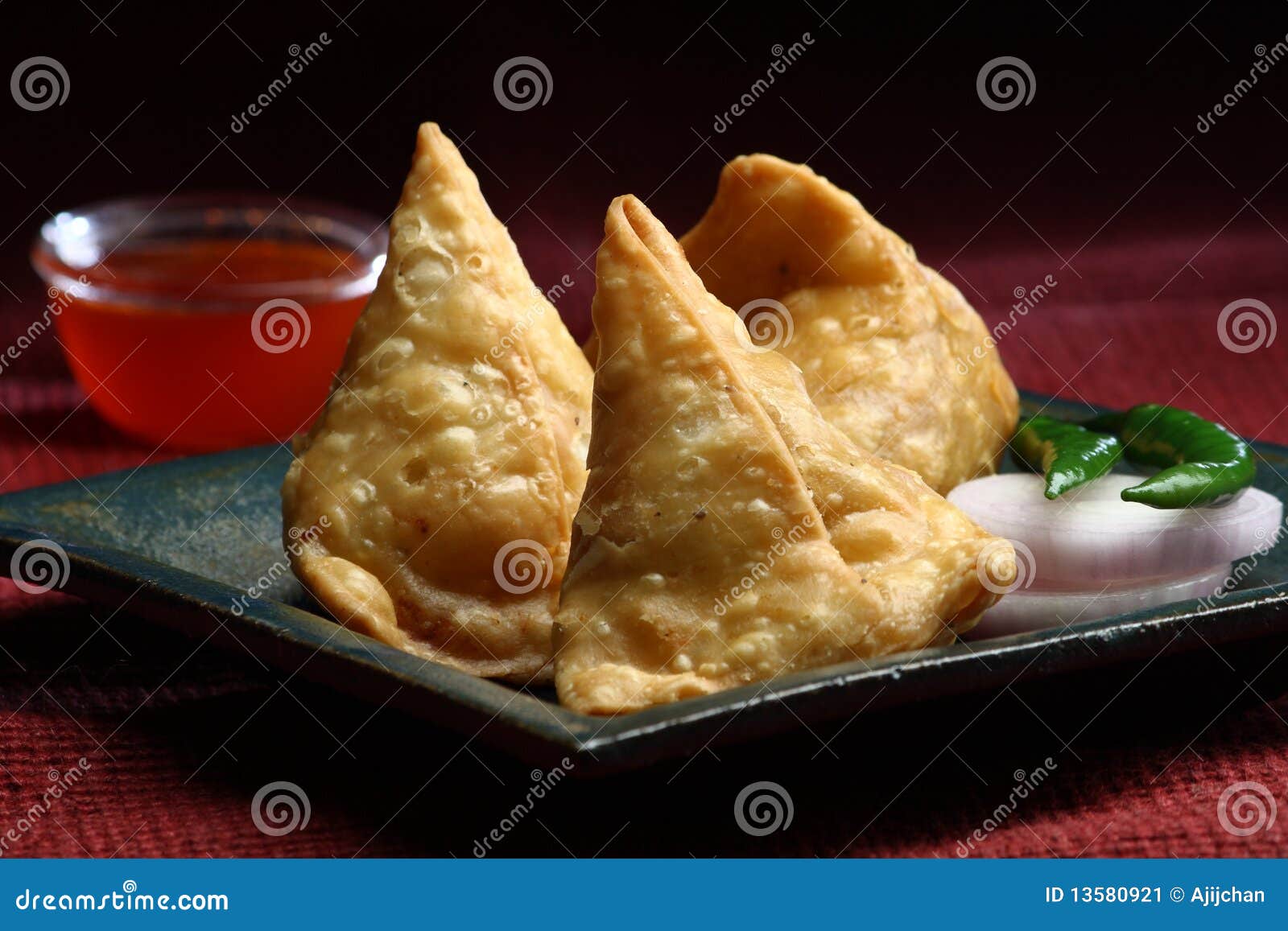 Indian samosa stock image. Image of meal, green, healthy - 13580921