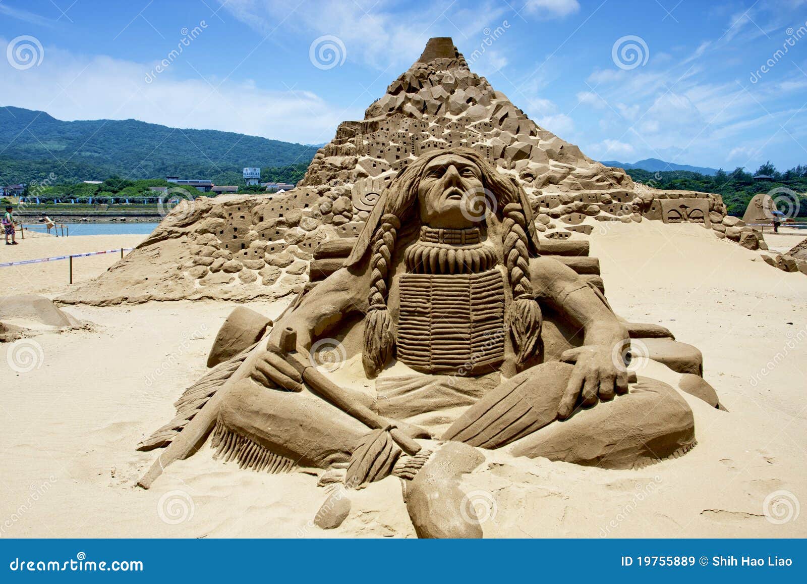Indian sand sculpture editorial stock image. Image of fort - 19755889