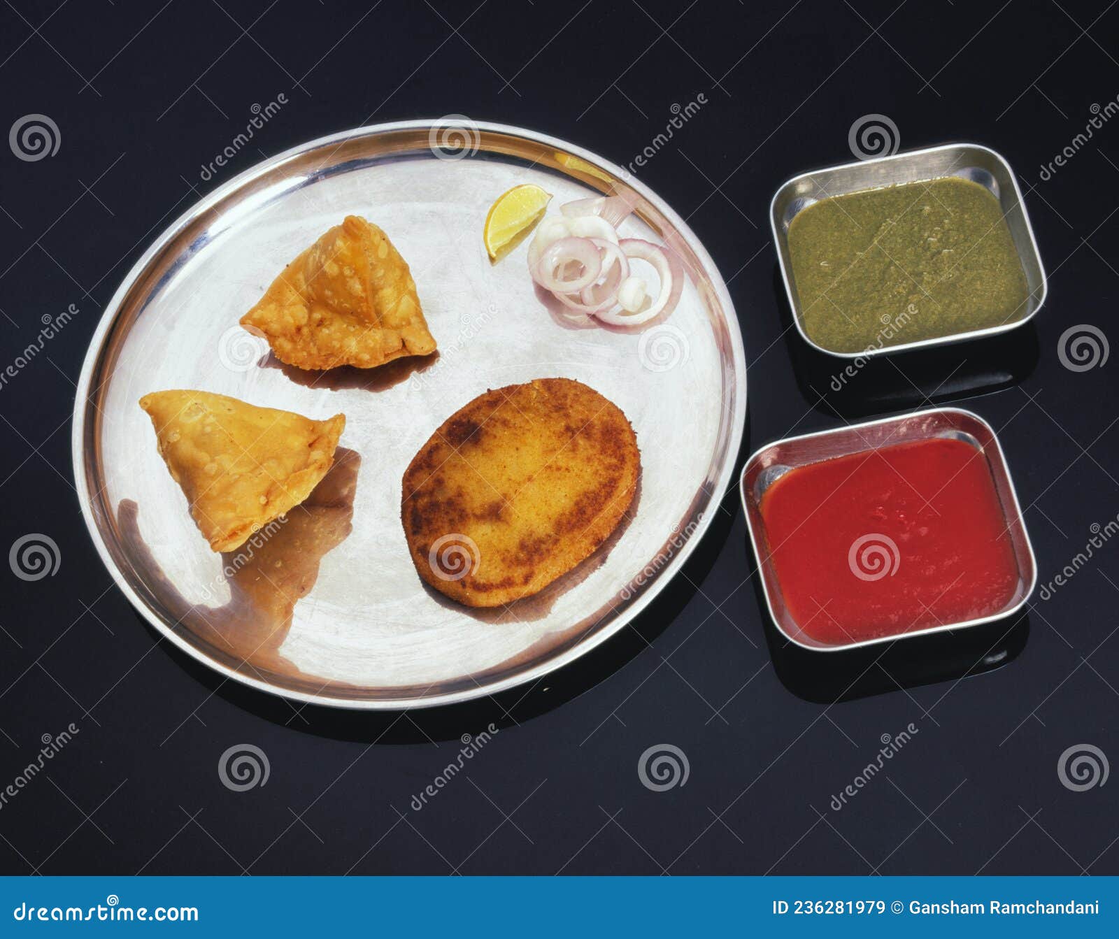Indian Savories Samosa & Cutlet Stock Image - Image of indian, samosas ...