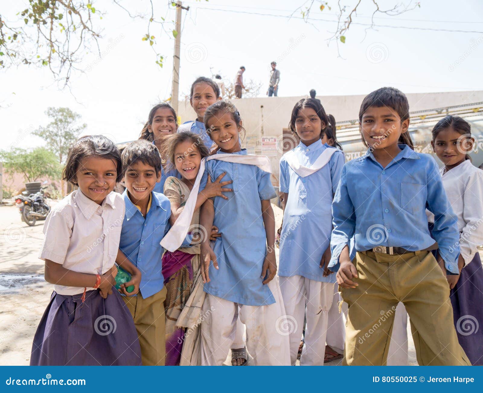 Indian School Children editorial image. Image of generation - 80550025