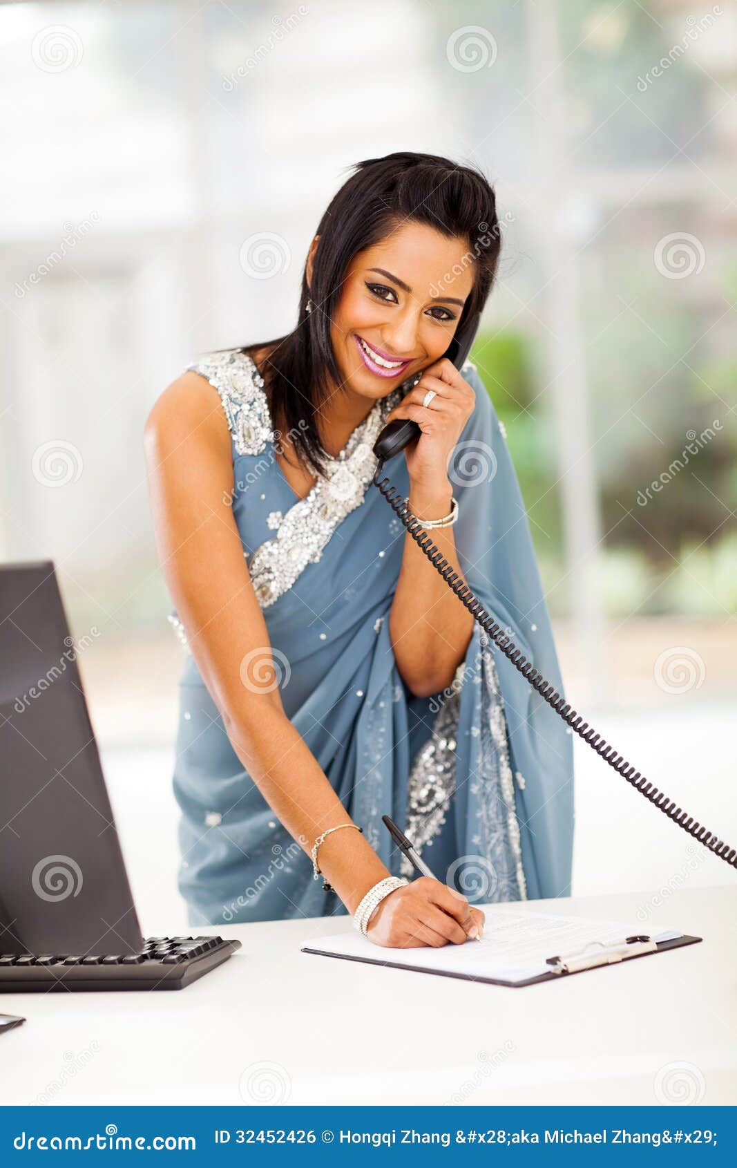 Indian secretary message stock photo. Image of gorgeous - 32452426