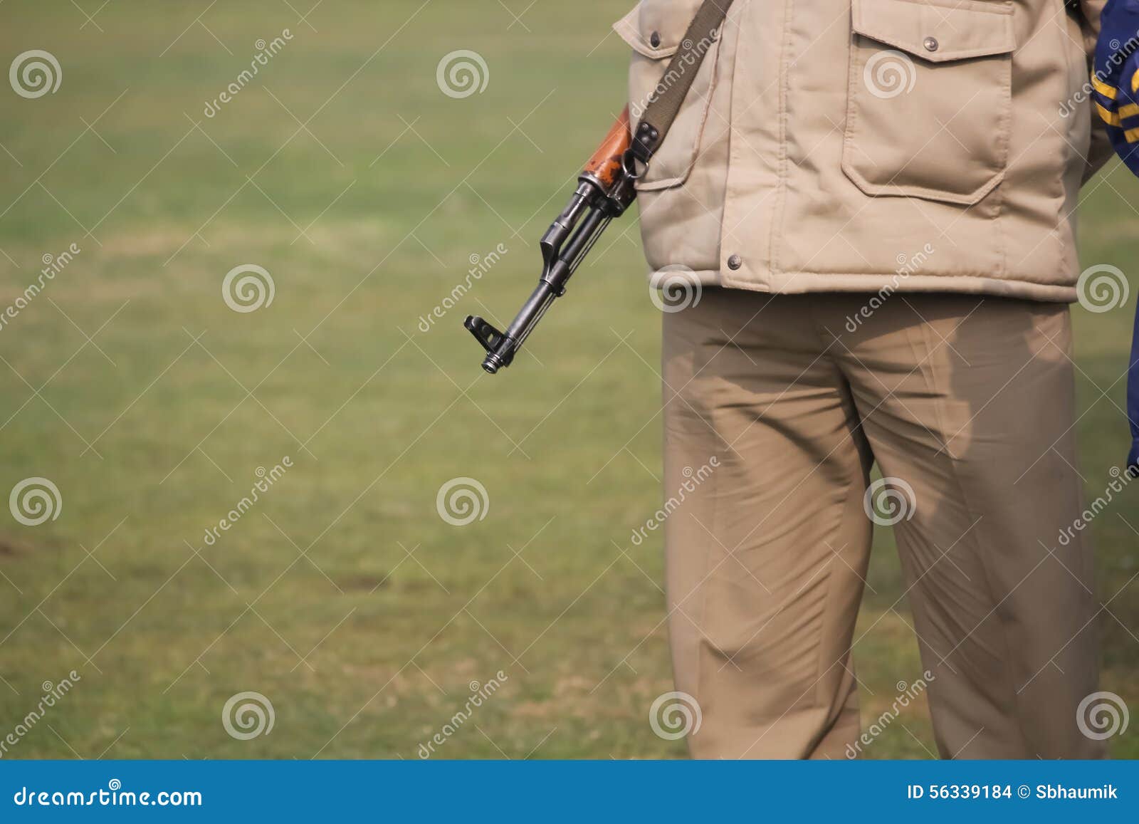 Indian securityman stock photo. Image of guard, machine - 56339184